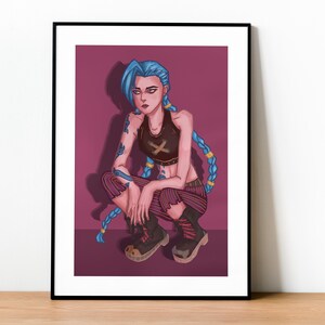 Jinx Arcane Art Print - Etsy