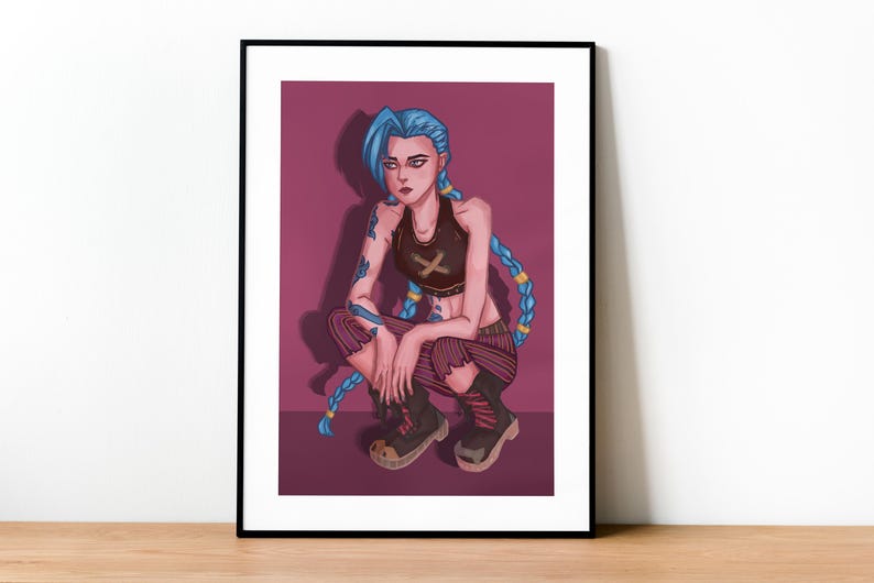 Jinx Arcane Art Print - Etsy