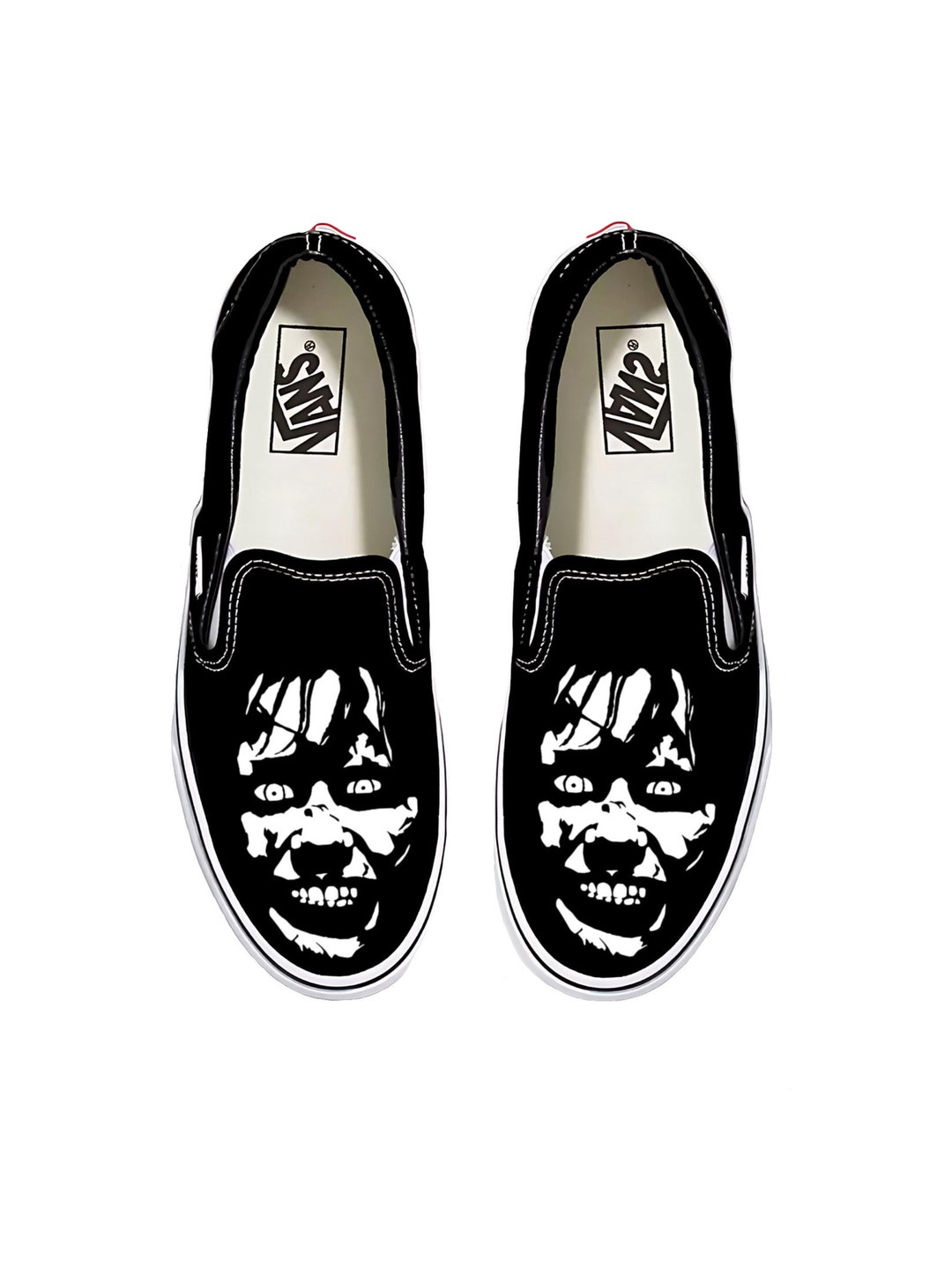 The Excorist 1973, the Exorcist Custom Shoes, Custom Shoes, Horror ...
