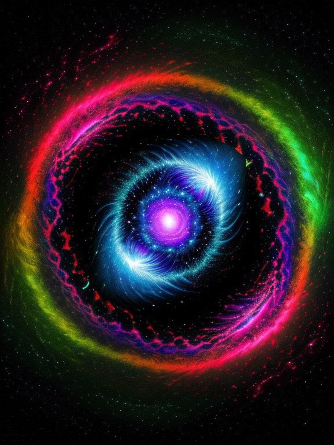 Neon Gods Eye - Etsy