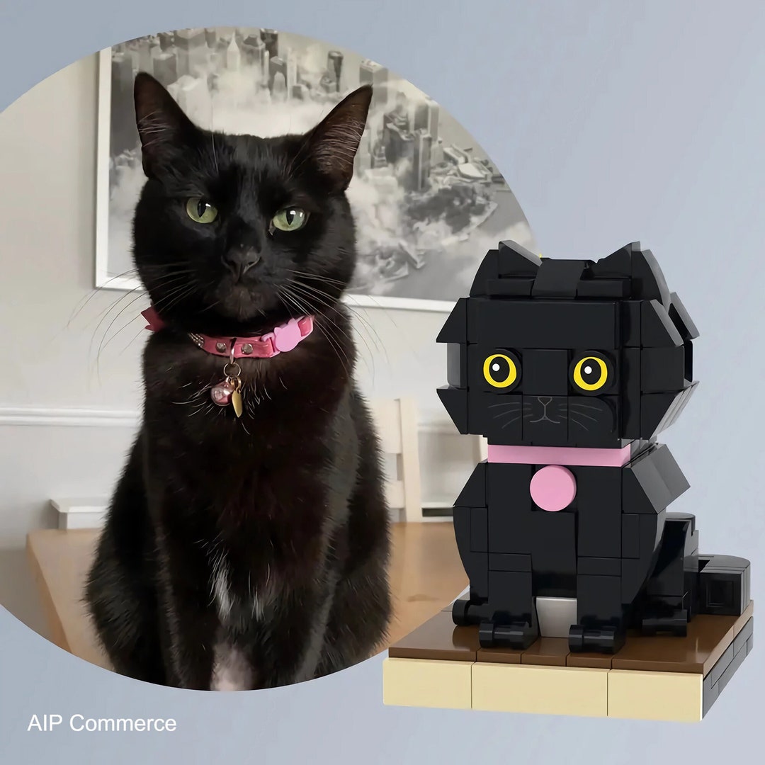 Cat Mini Figure, Custom Mini Figures, Gifts for Cat Owners , Pet ...