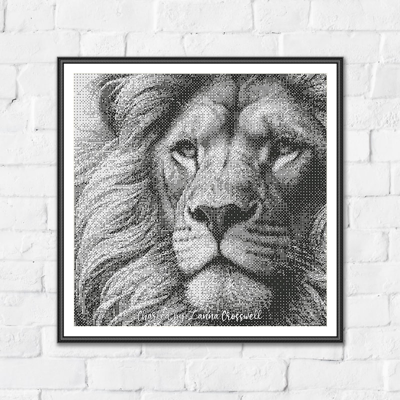Lion Head Needlepoint - Etsy