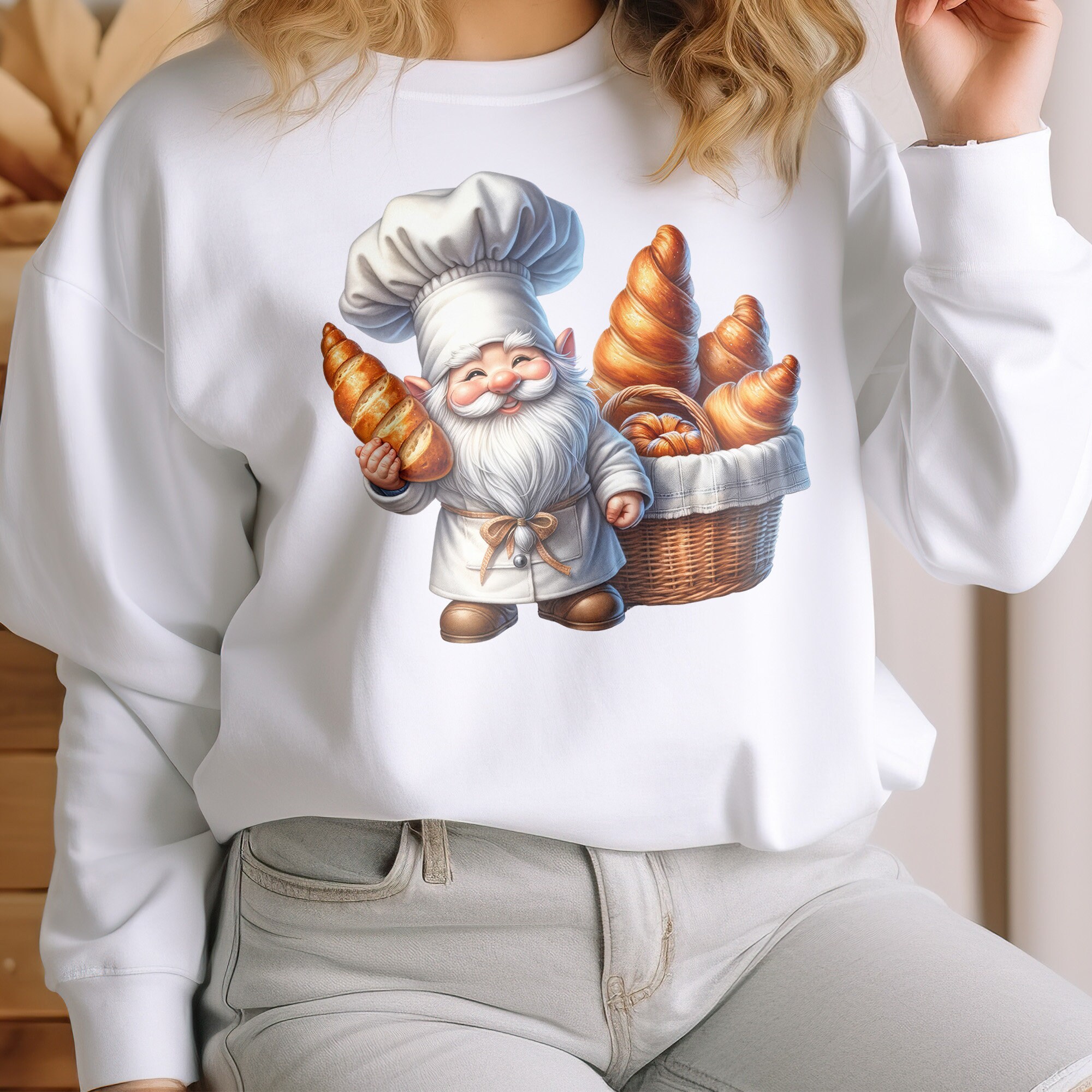 Cute Baker Gnomes Watercolor Clipart Bundle. Clipart Set for ...