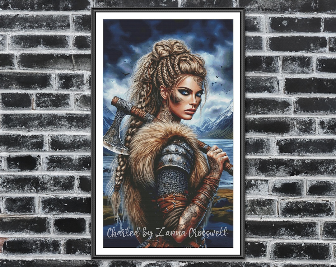 Stormborn Shieldmaiden - Viking Woman Large Modern Advanced Full ...
