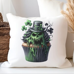 Horror St. Patrick's Day Watercolor Clipart Bundle. Clipart Set for ...