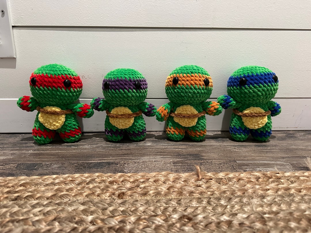 Handmade Crochet Teenage Mutant Ninja Turtles - Etsy