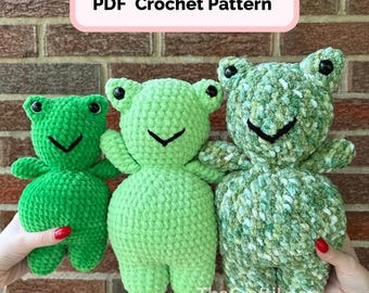 Ball-frog Crochet Pattern - Frog Pattern - Amigurumi - Bullfrog - Etsy
