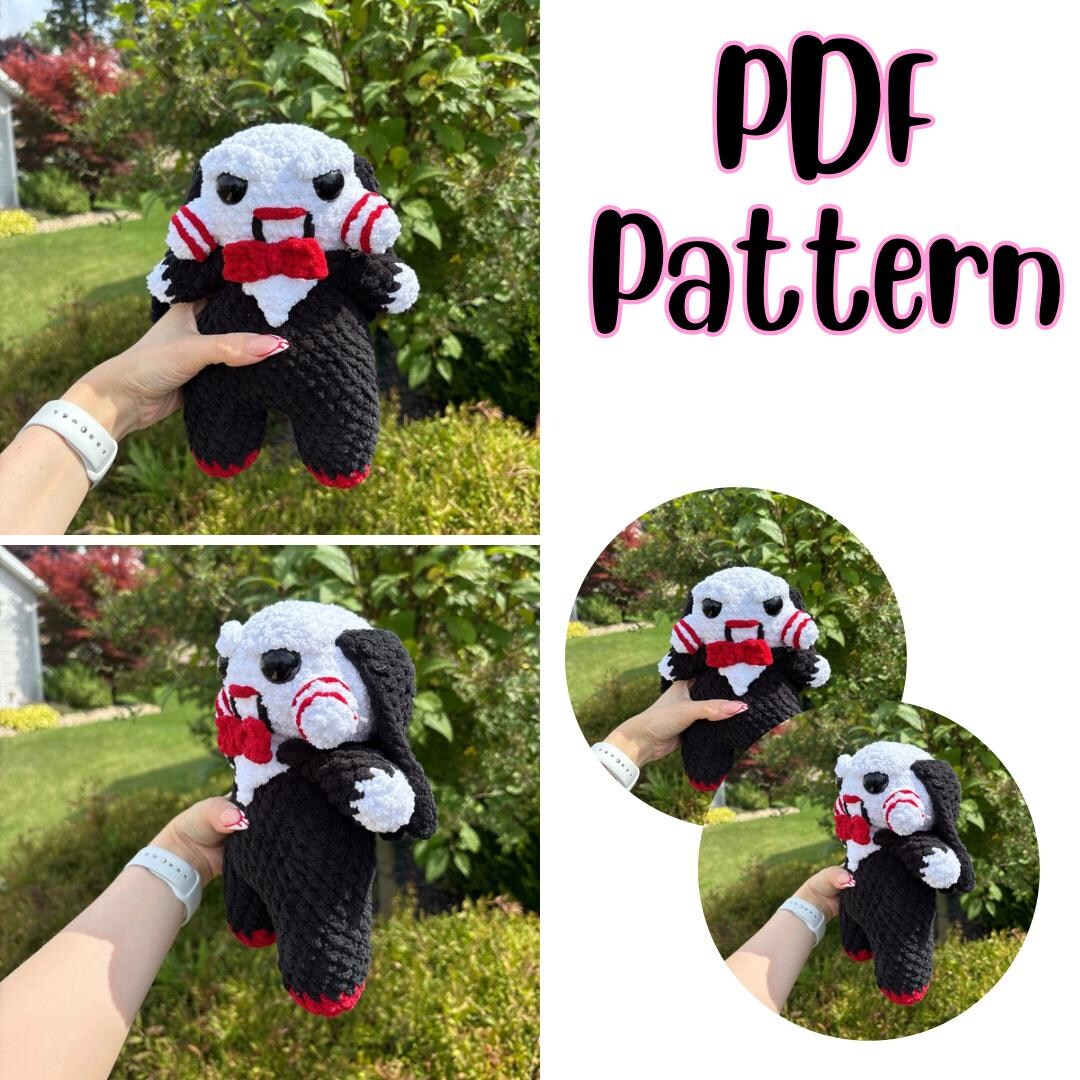 The Puppet Mastet Crochet Pattern: Low Sew Amigurumi Plushie (PDF ...