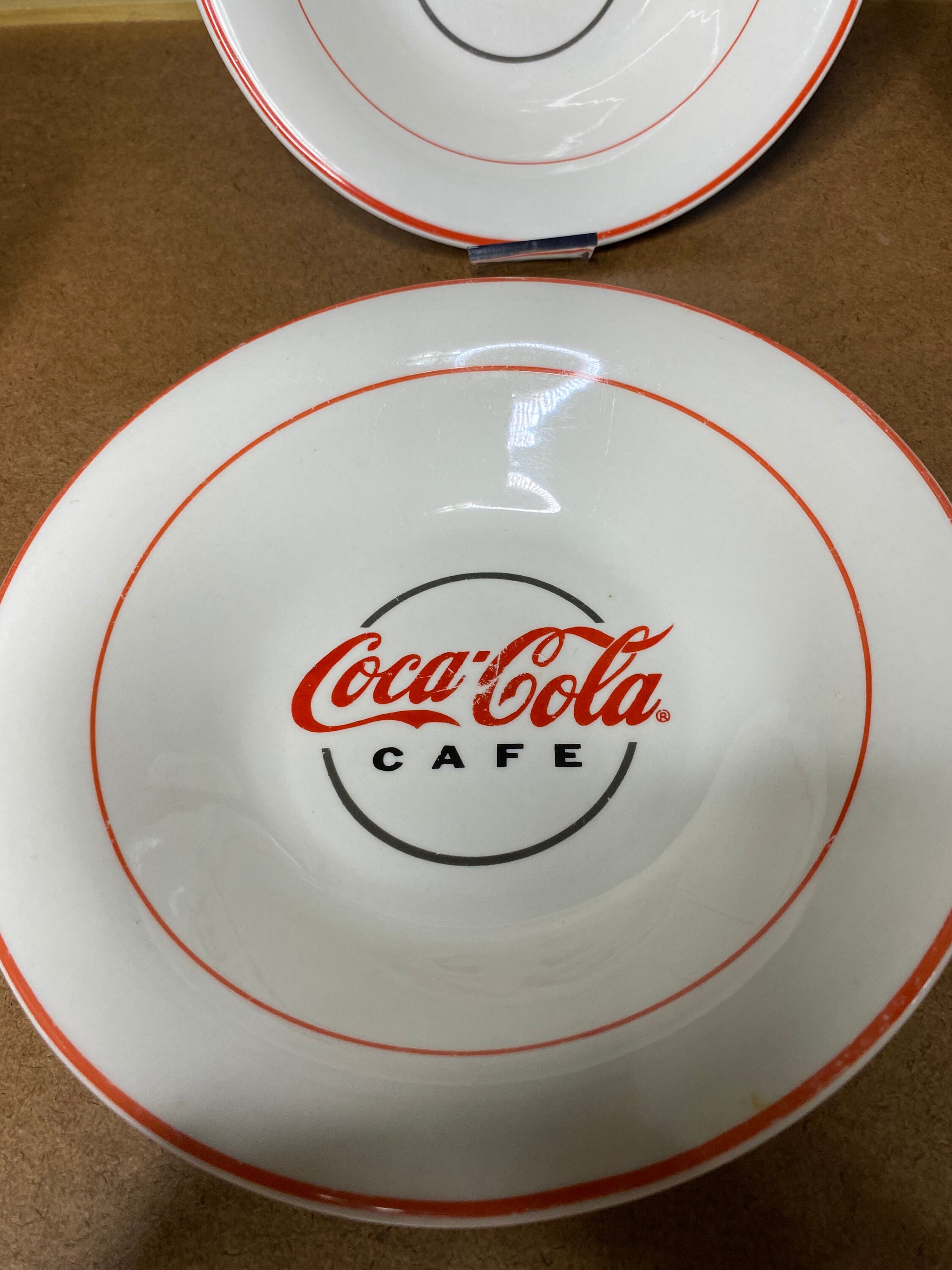 Vintage Coca Cola Cafe Dinner Plates & Bowls Red/white by Gibson - Etsy
