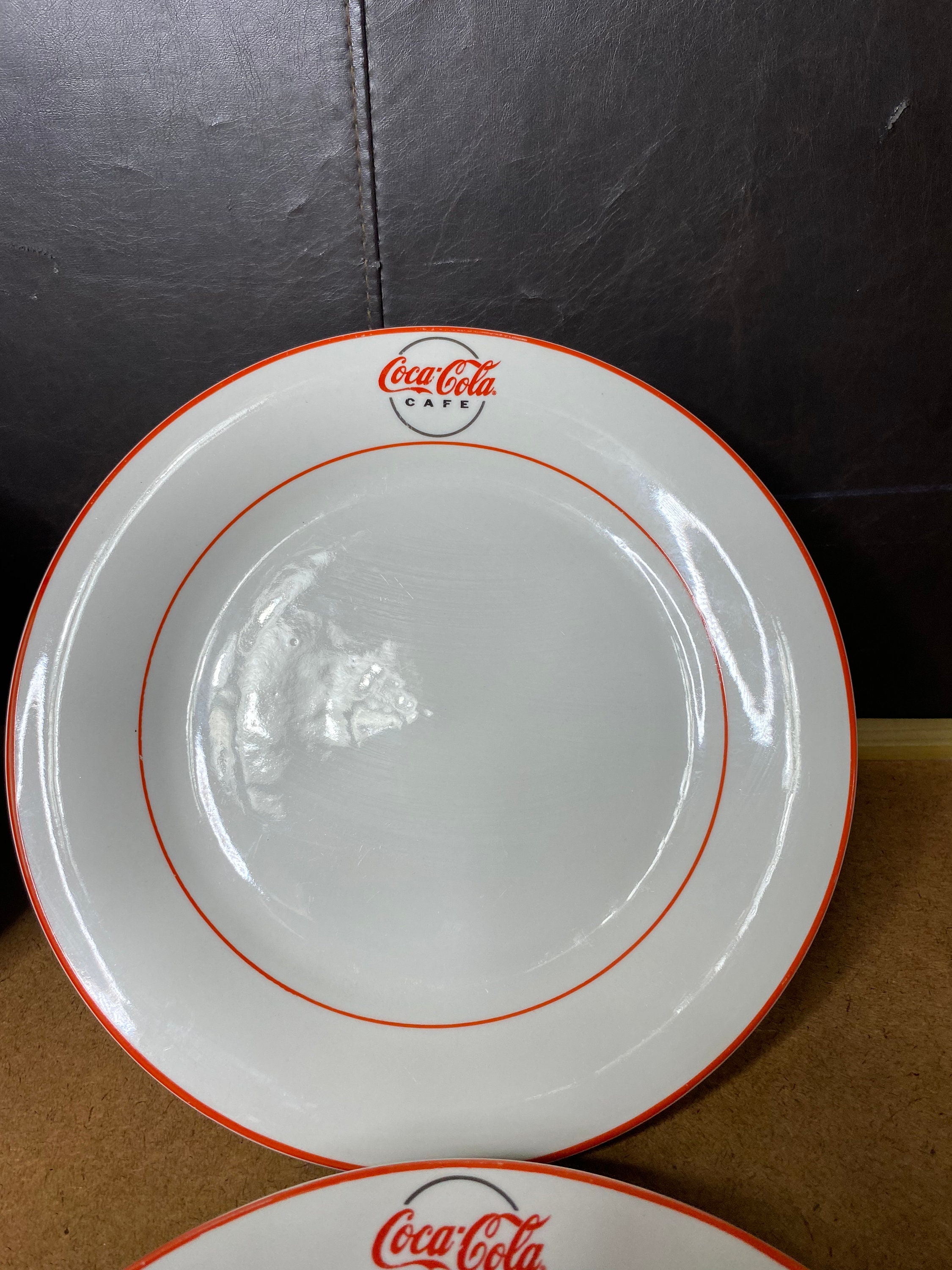 Vintage Coca Cola Cafe Dinner Plates & Bowls Red/white by Gibson - Etsy