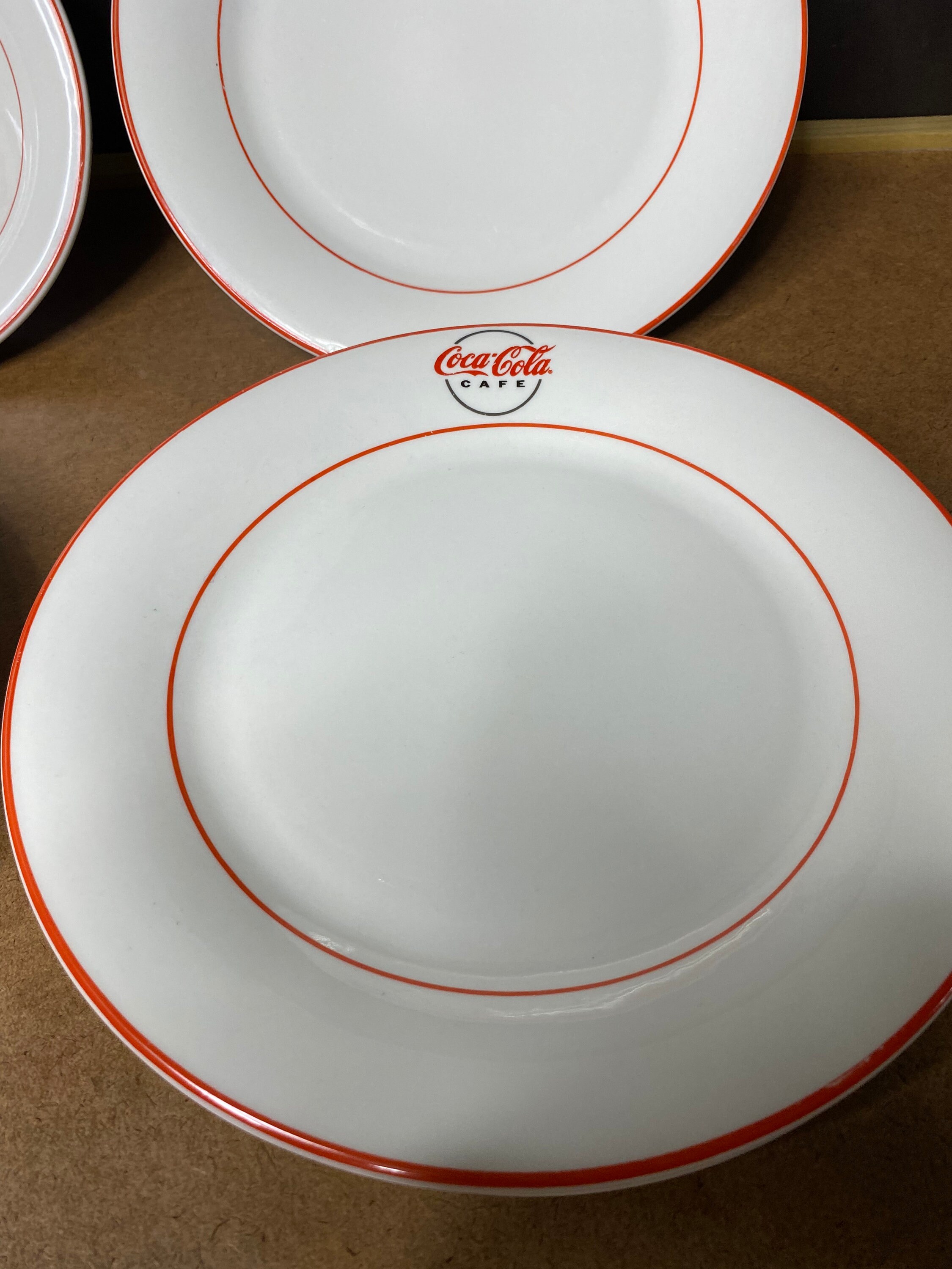 Vintage Coca Cola Cafe Dinner Plates & Bowls Red/white by Gibson - Etsy