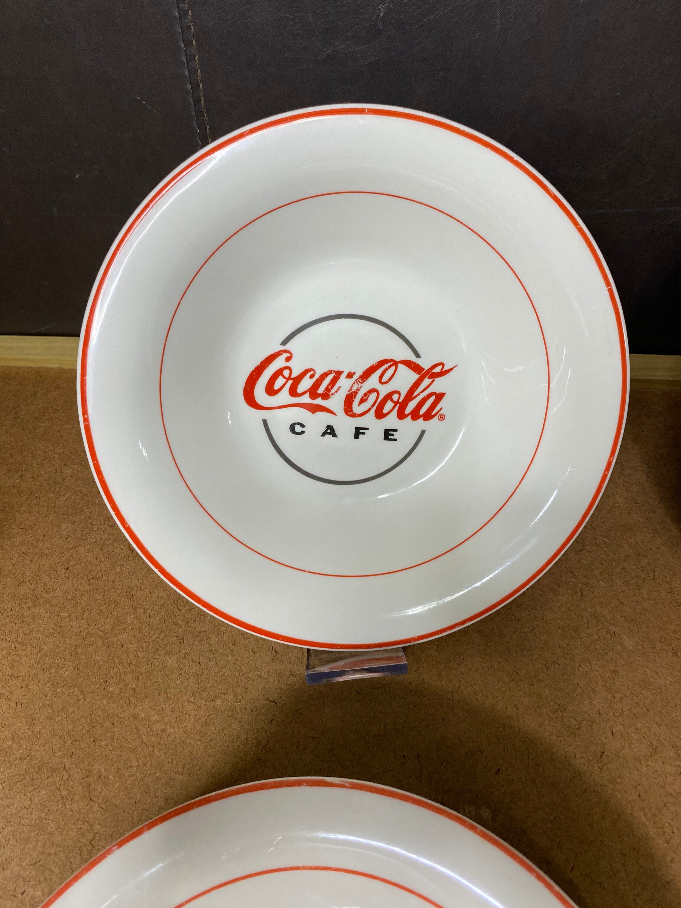 Vintage Coca Cola Cafe Dinner Plates & Bowls Red/white by Gibson - Etsy