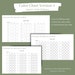 Printable Color Swatch Chart Pack for Colored Pencils Markers | DIY ...