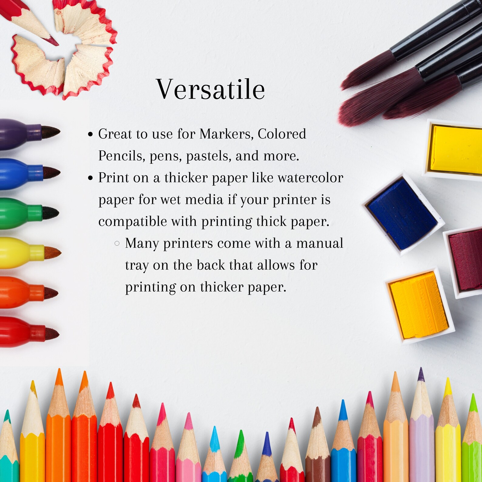 Printable Color Swatch Chart Pack for Colored Pencils Markers | DIY ...