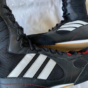 Ultra Rare Vintage Adidas Boxing Moto Lace up Shoes Boots Y2K / 90s - Etsy