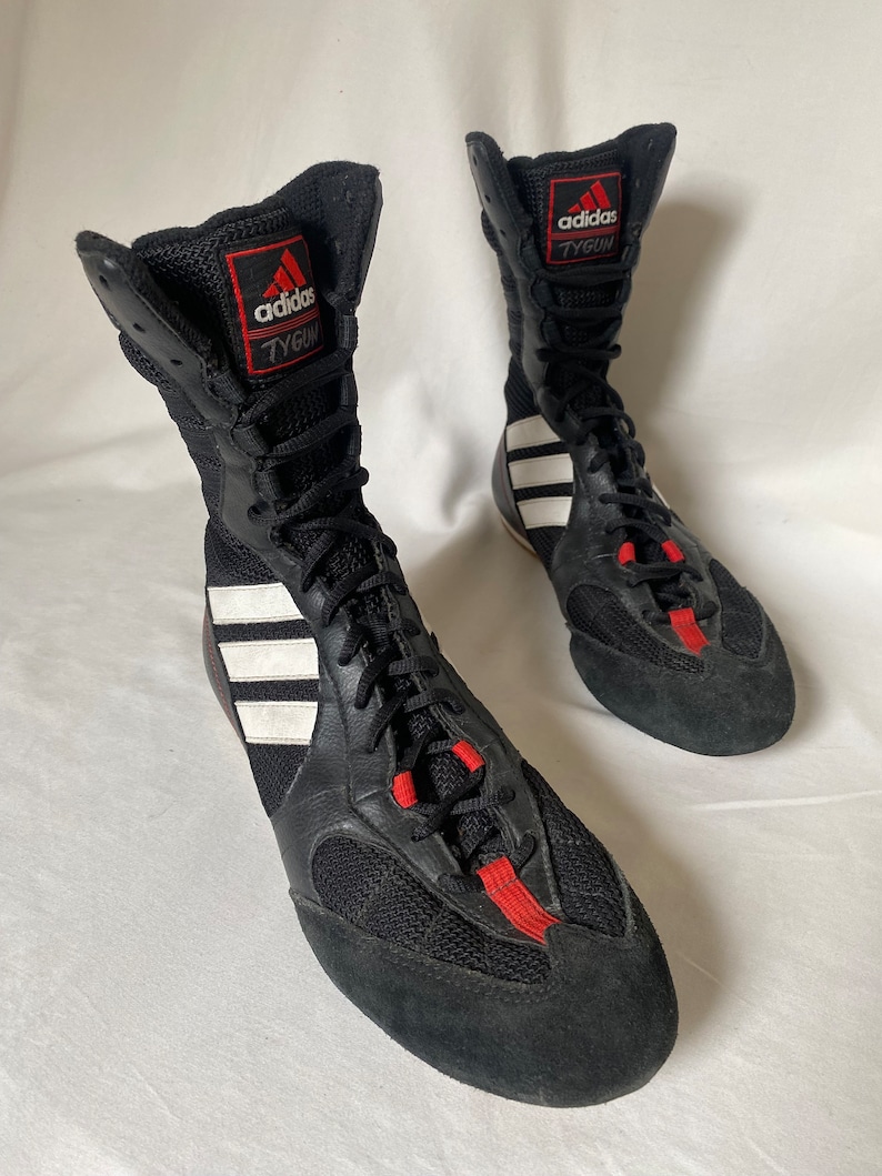 Ultra Rare Vintage Adidas Boxing Motorcycle Trainers Sneakers Shoes ...