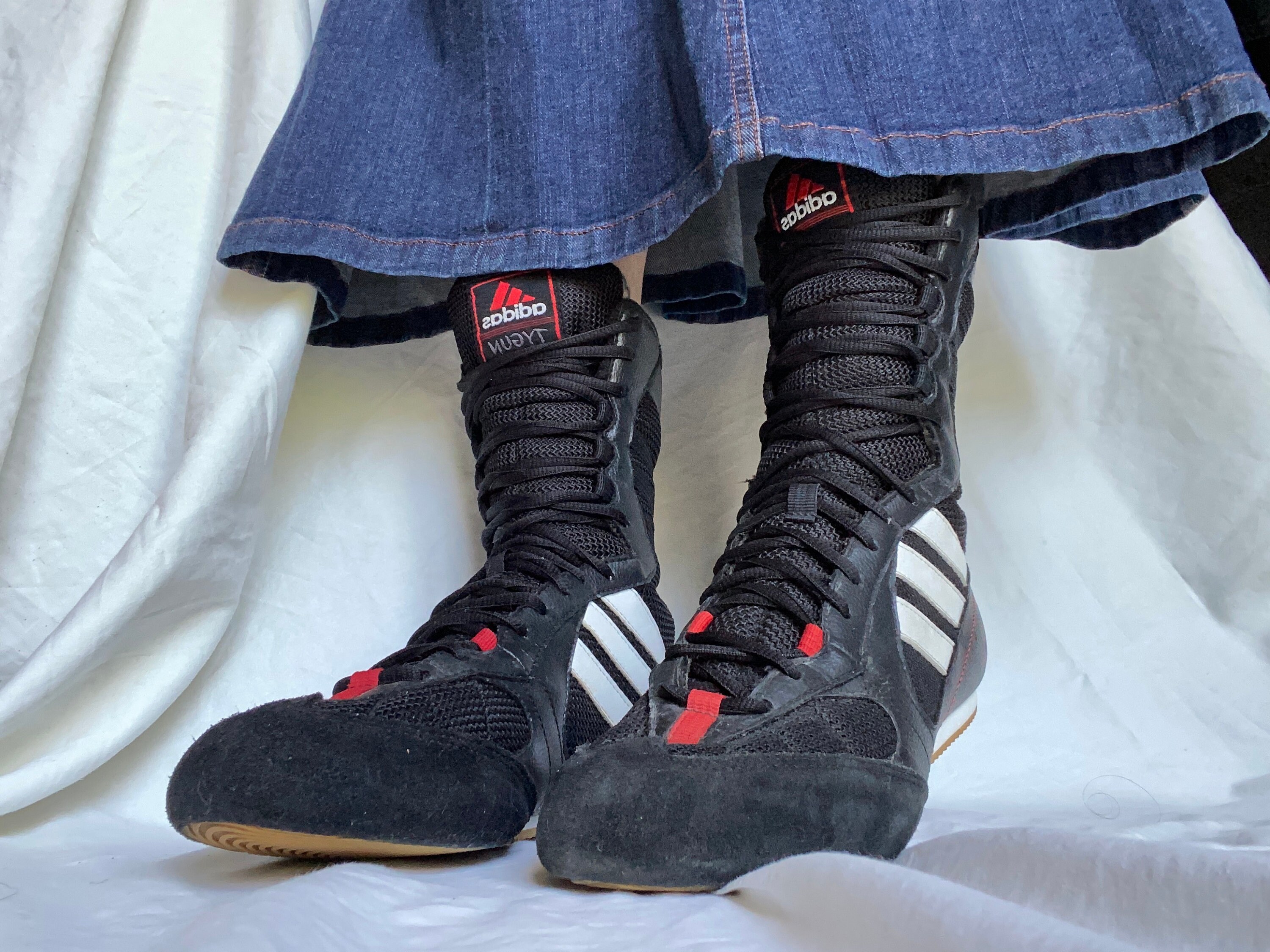 Ultra Rare Vintage Adidas Boxing Moto Lace up Shoes Boots Y2K / 90s - Etsy