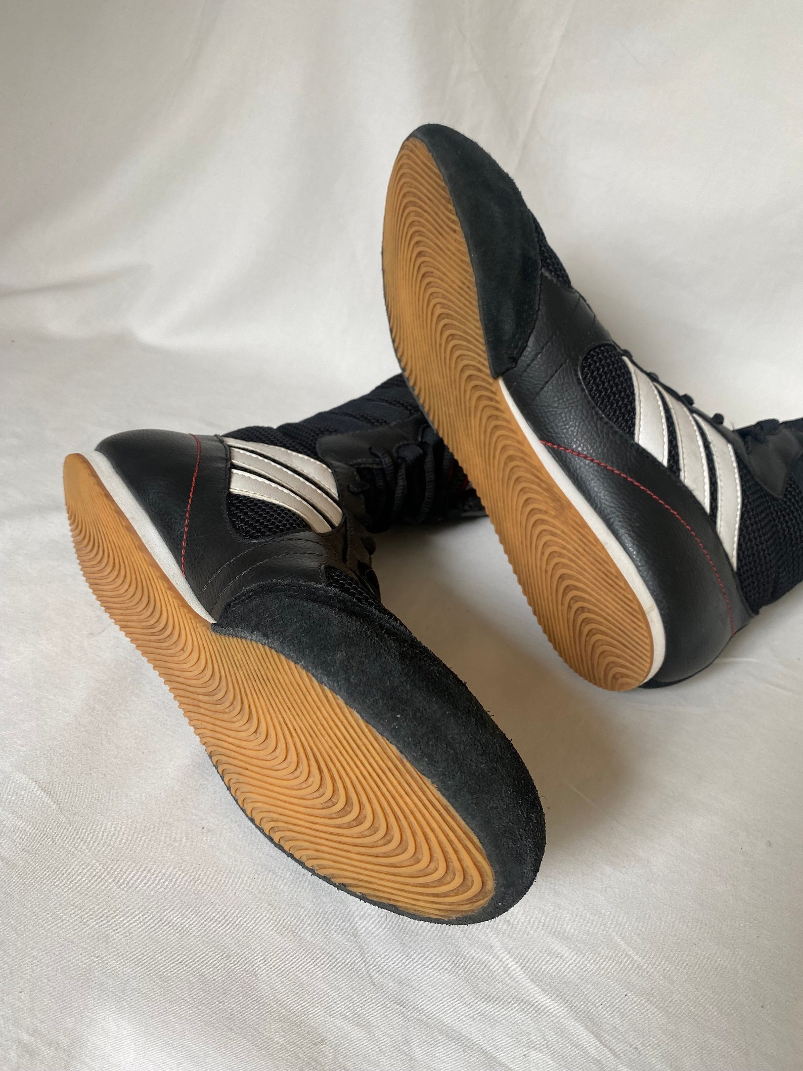 Ultra Rare Vintage Adidas Boxing Motorcycle Trainers Sneakers Shoes ...