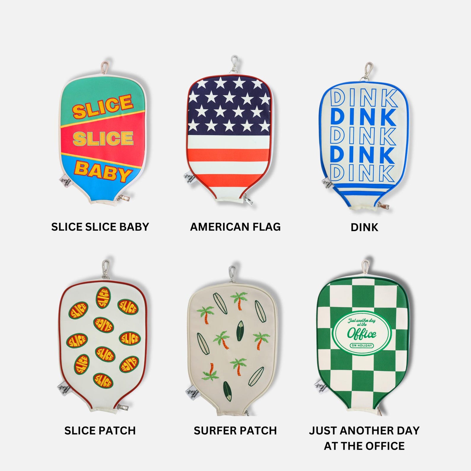 Slice Patch Universal Pickleball Paddle Cover - Leather Pickleball ...