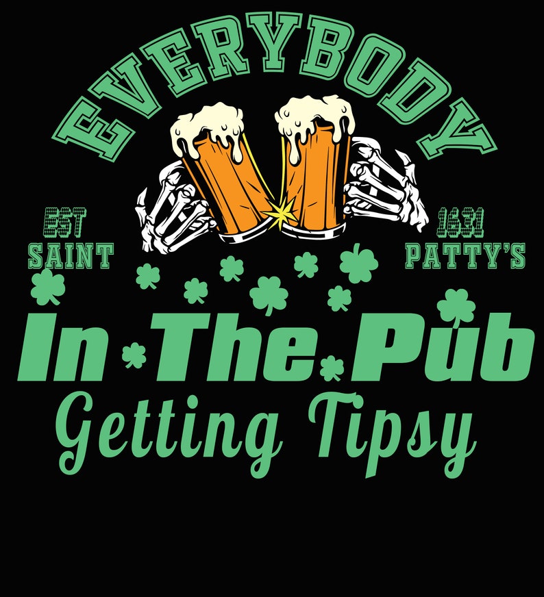 Everybody in the Pubs Getting Tipsy PNG Digital Download, Retro Y2K ...