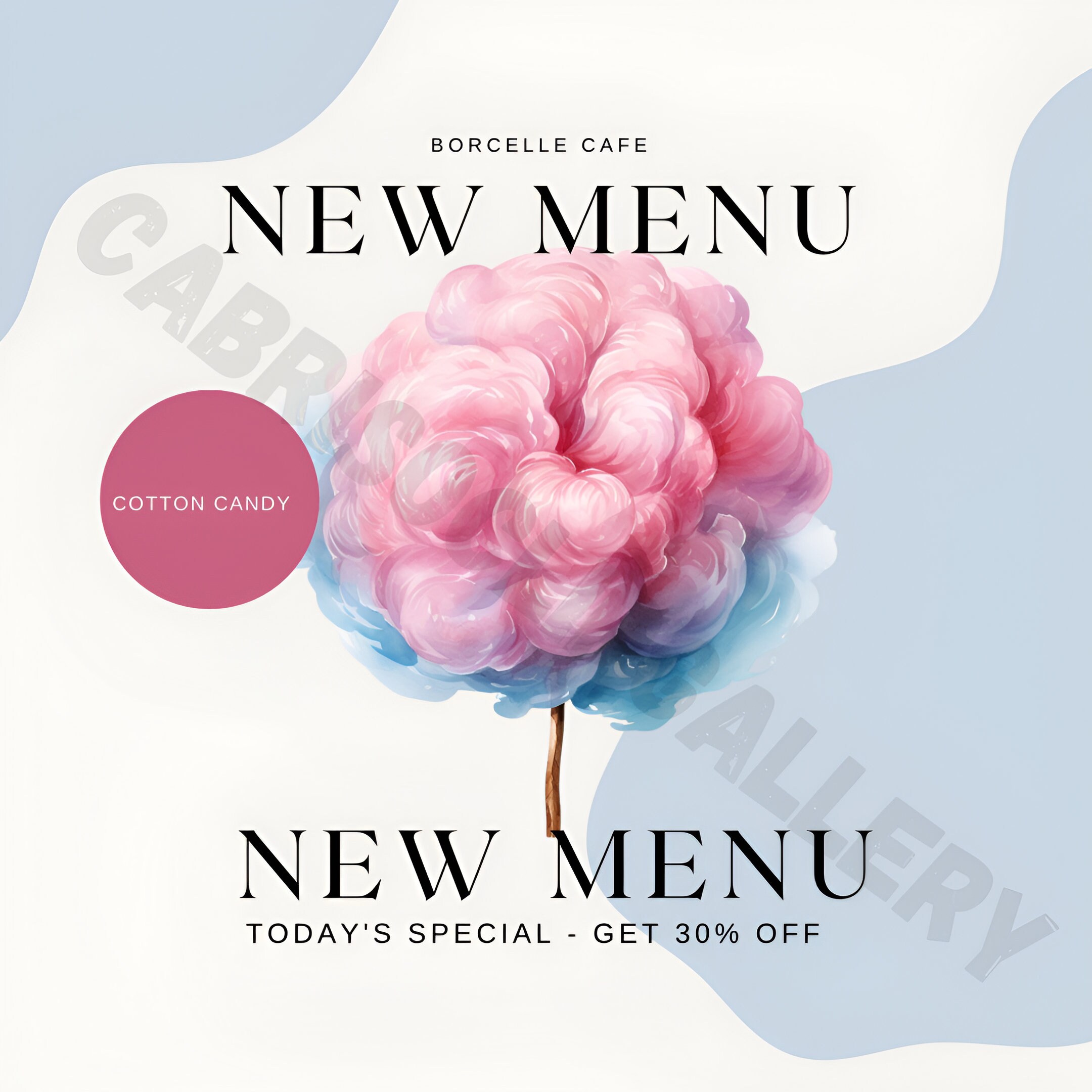 Candy, Cotton Candy Clipart Bundle Transparent Images for Scrapbooking ...