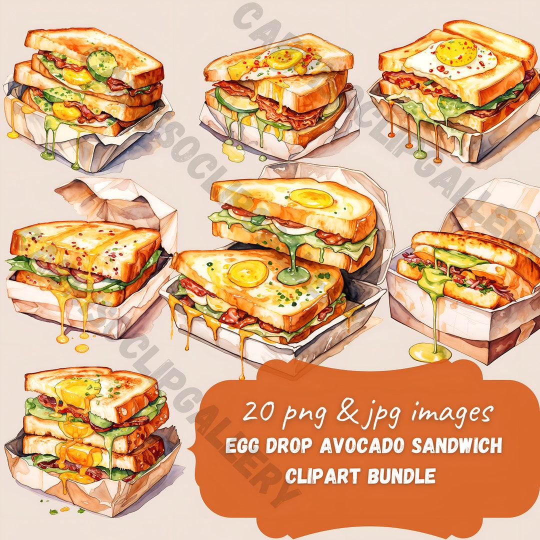 Baked Goods, Breakfast Watercolor Clipart, Breakfast Png Graphics ...