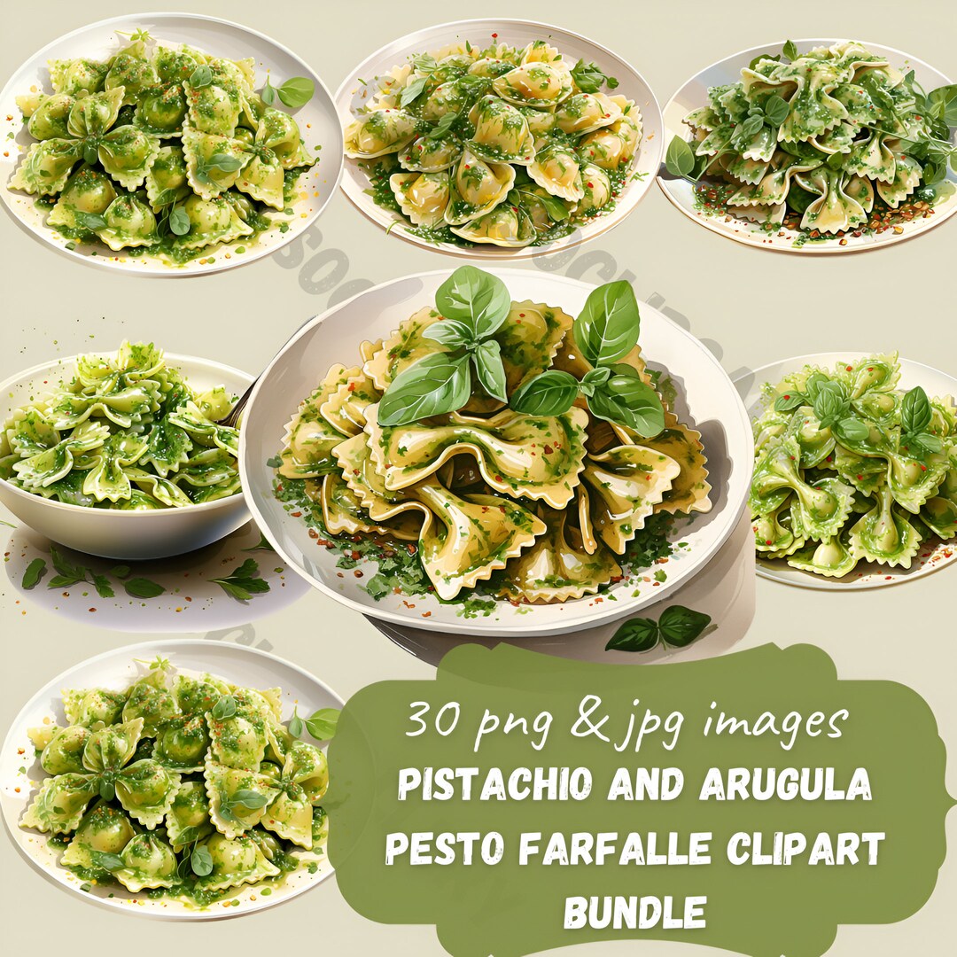 Food, Pasta, Food Watercolor Clipart, Pasta Png Graphics, Pistachio and ...