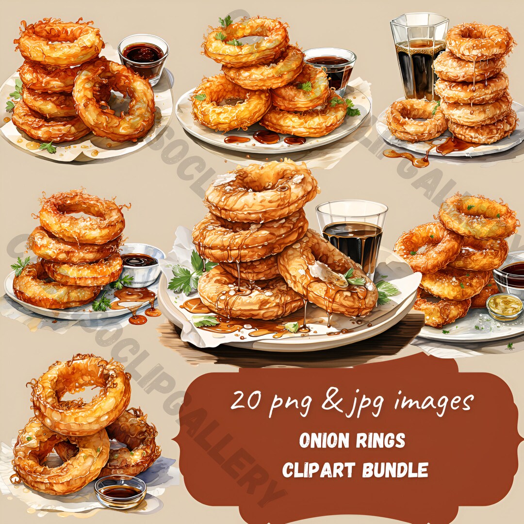 Watercolor Fast Food Clipart, 20 High Resolution PNG, Street Food ...