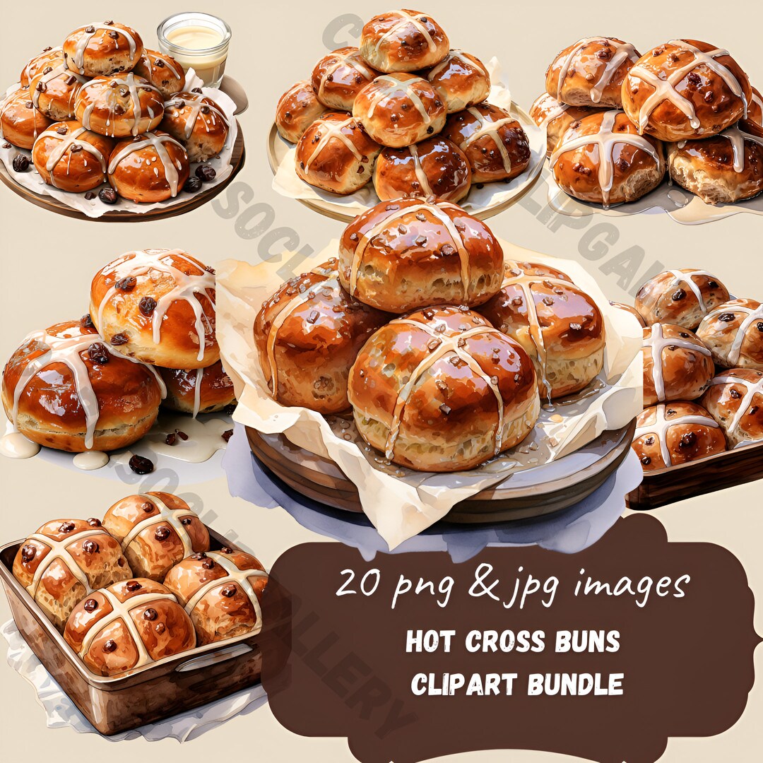 Watercolor Baked Goods Clipart, 20 High Resolution PNG, Baked Goods ...