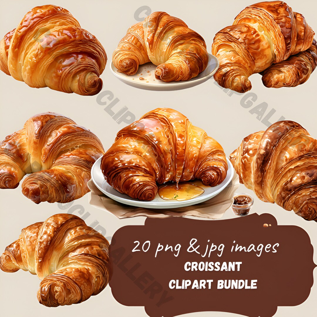 Baked Goods, Baking Watercolor Clipart, Breakfast Png Graphics ...