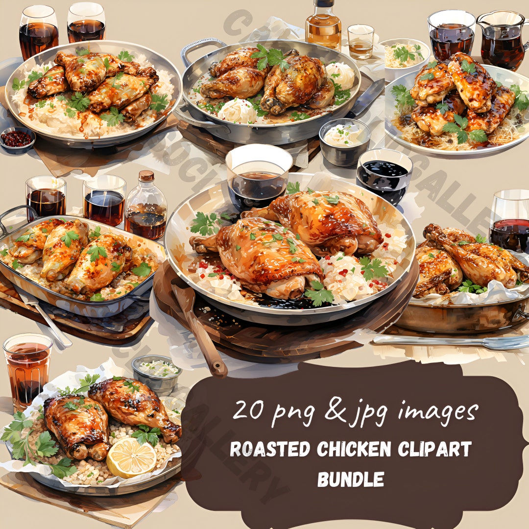 Watercolor Healthy Food Clipart, 20 High Resolution PNG, Food Clipart ...