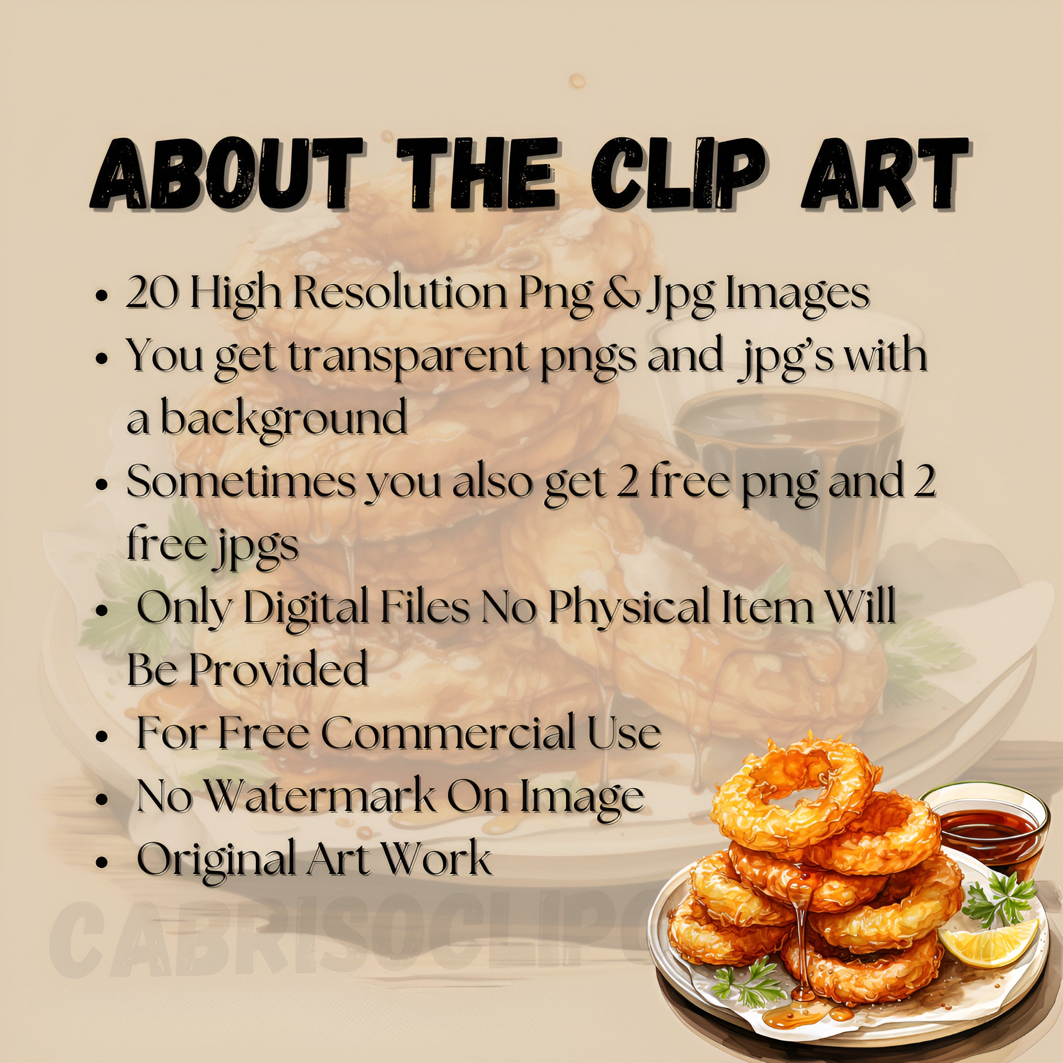 Watercolor Fast Food Clipart, 20 High Resolution PNG, Street Food ...