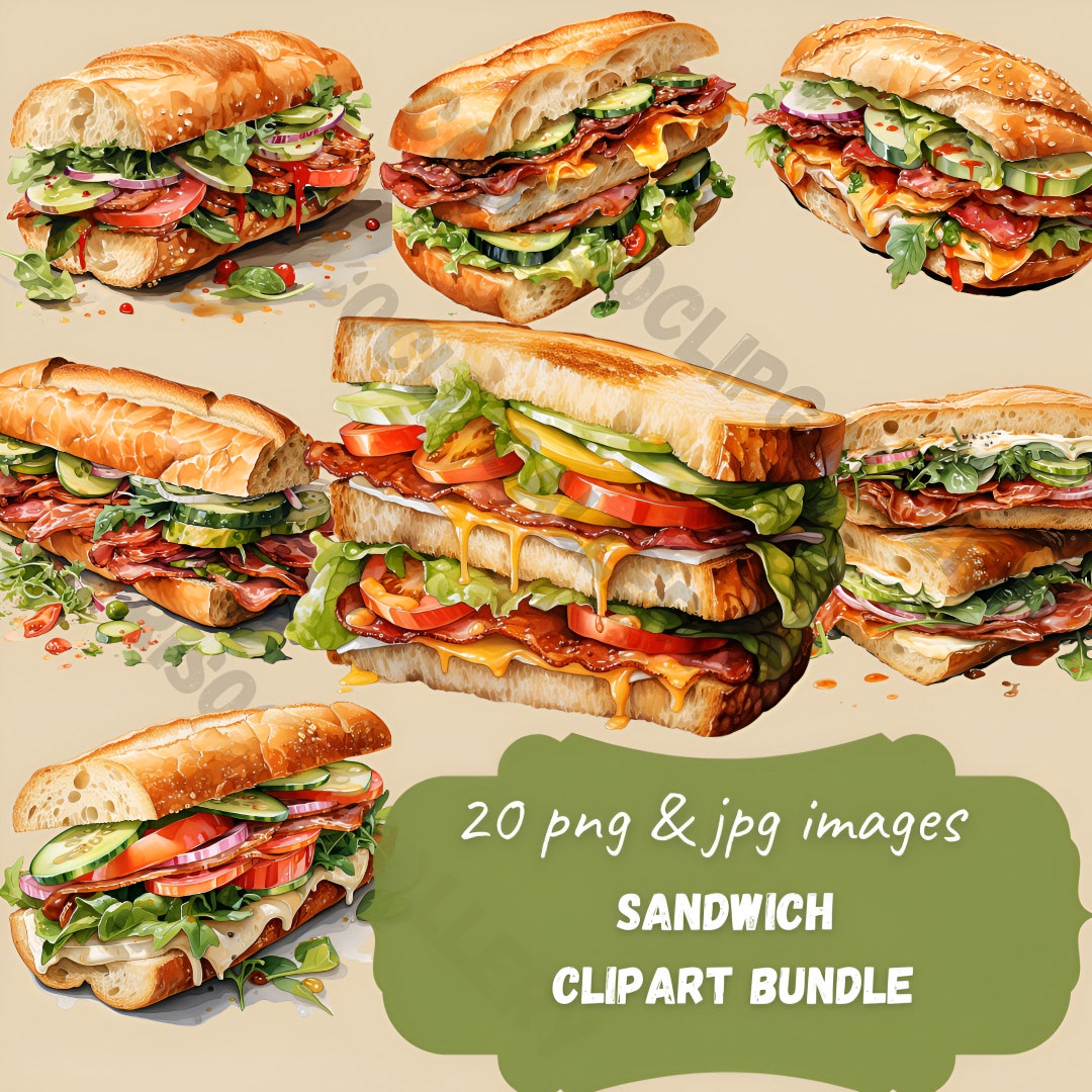 Baked Goods, Breakfast Watercolor Clipart, Breakfast Png Graphics ...