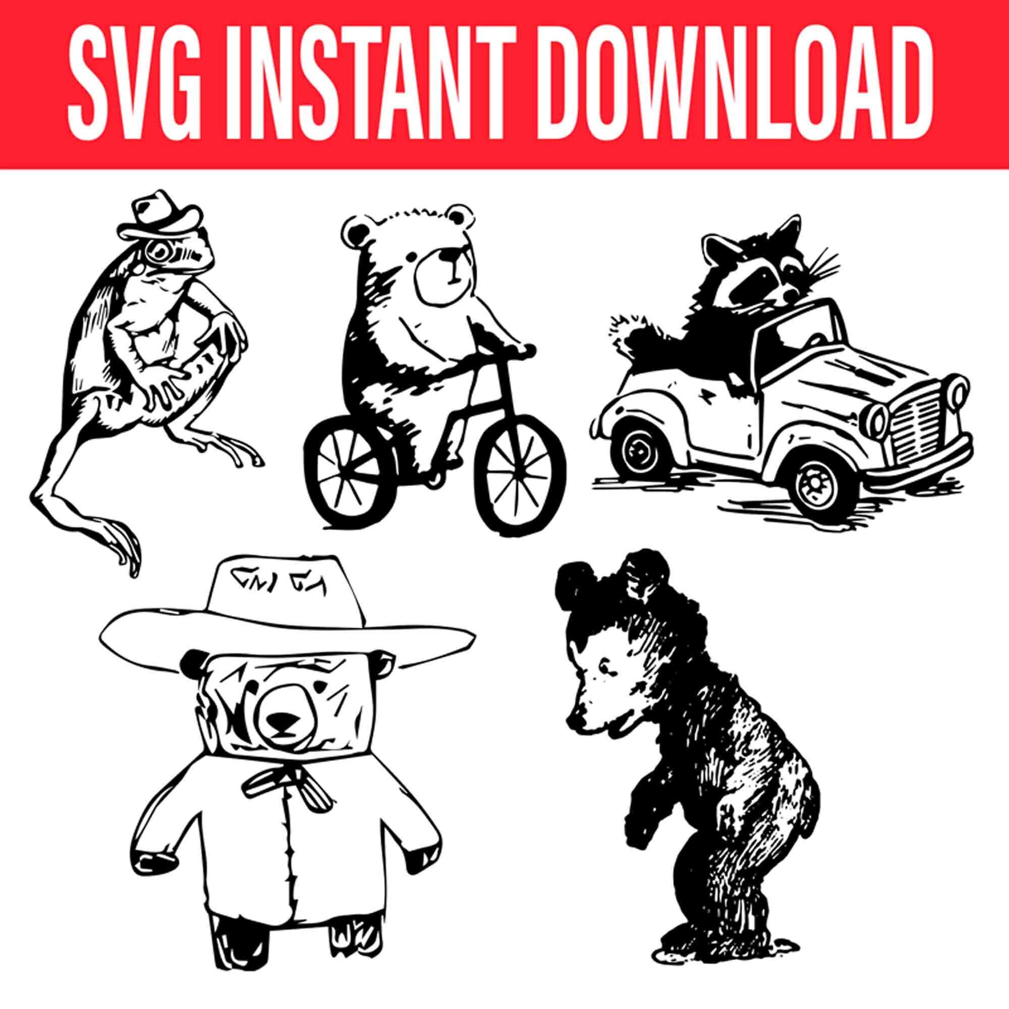 Meme Characters SVG, Weird Svg, Meme Svg, Meme T-shirt, Meme Panda ...
