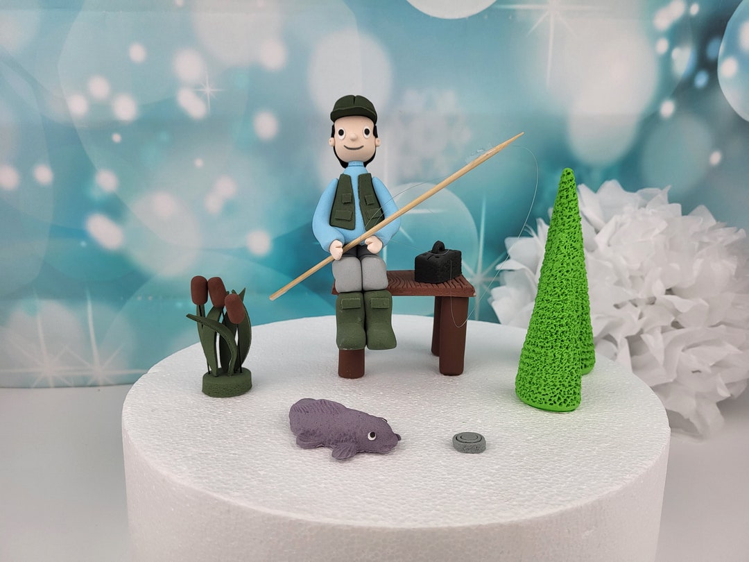 Sugar Figure Set Angler Handmade - Etsy