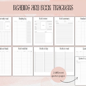 Reading Journal Reading Tracker Book Tracker Reading Planner Reading ...