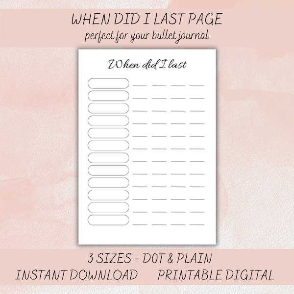 Task Reminder Journal - Etsy