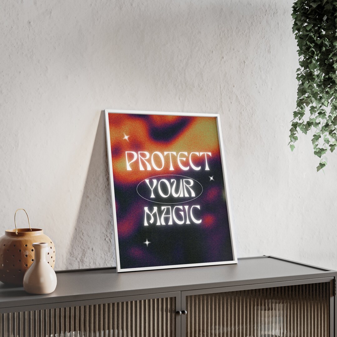 Protect Your Magic Poster With Frame - Etsy