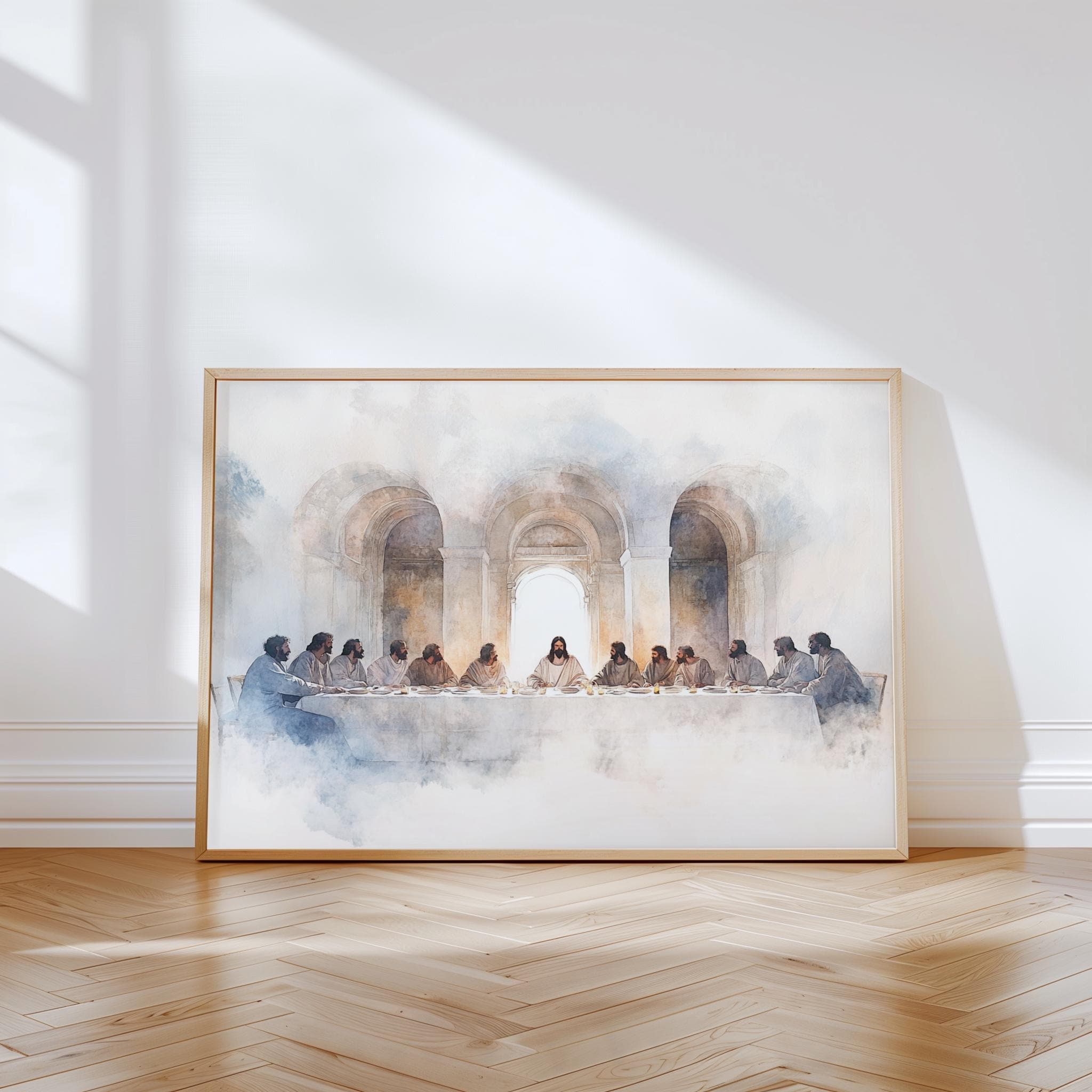 The Last Supper Painting, Jesus Art, Religious Painting, LDS Art ...