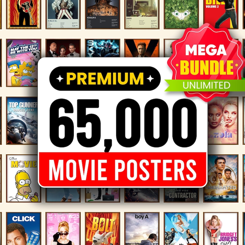 80s Movie Posters Downloads - Etsy