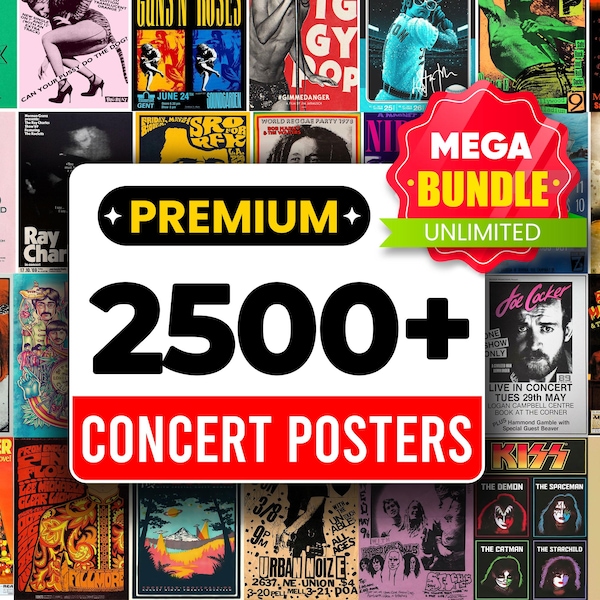 Band Posters - Etsy UK