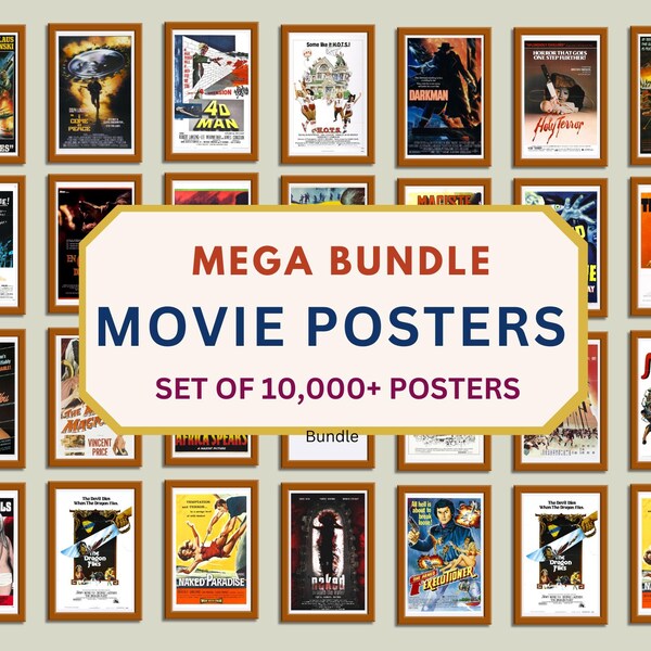 Movie Poster - Etsy UK