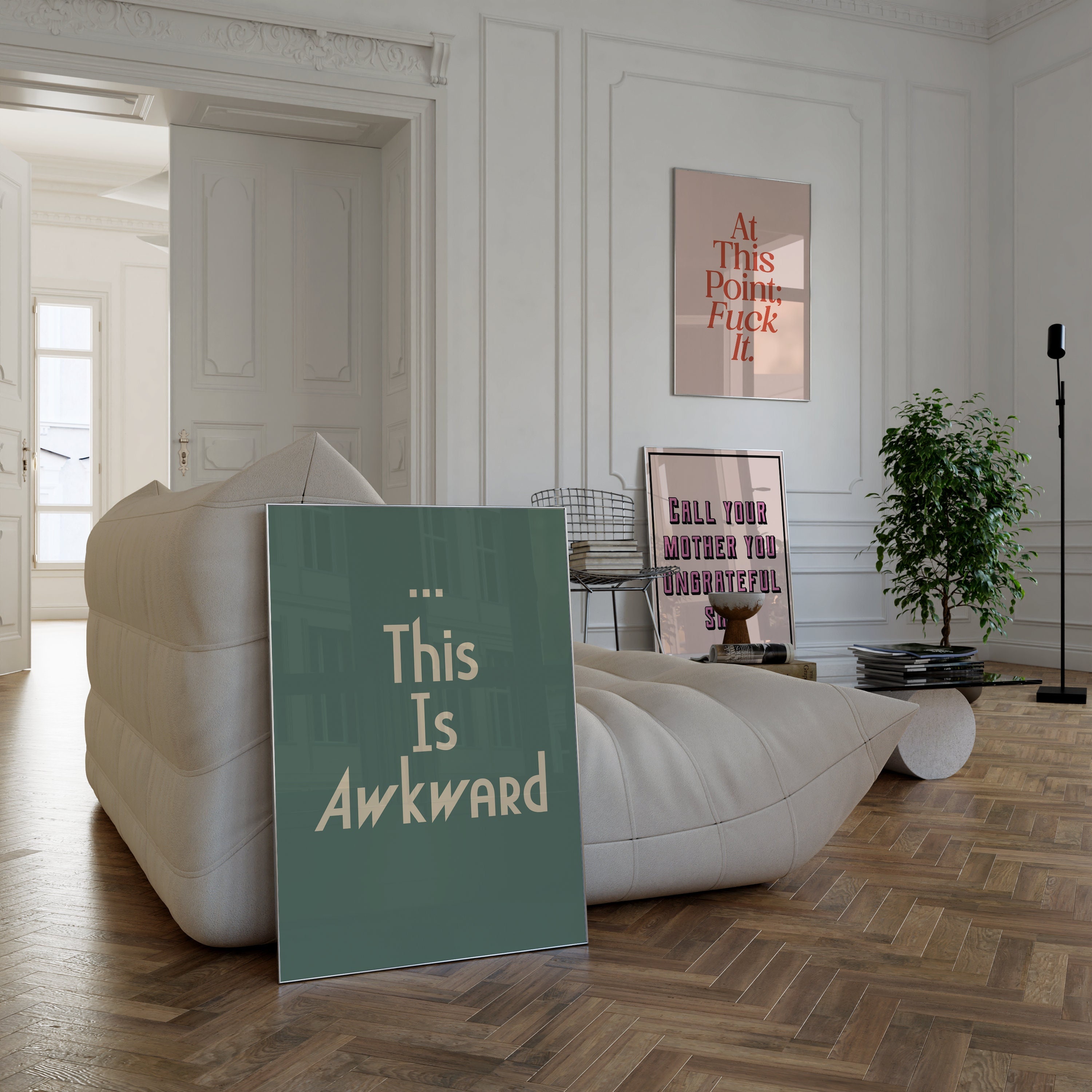 This is Awkward Poster. Funny Artwork-downloadable-digital Print Wall ...