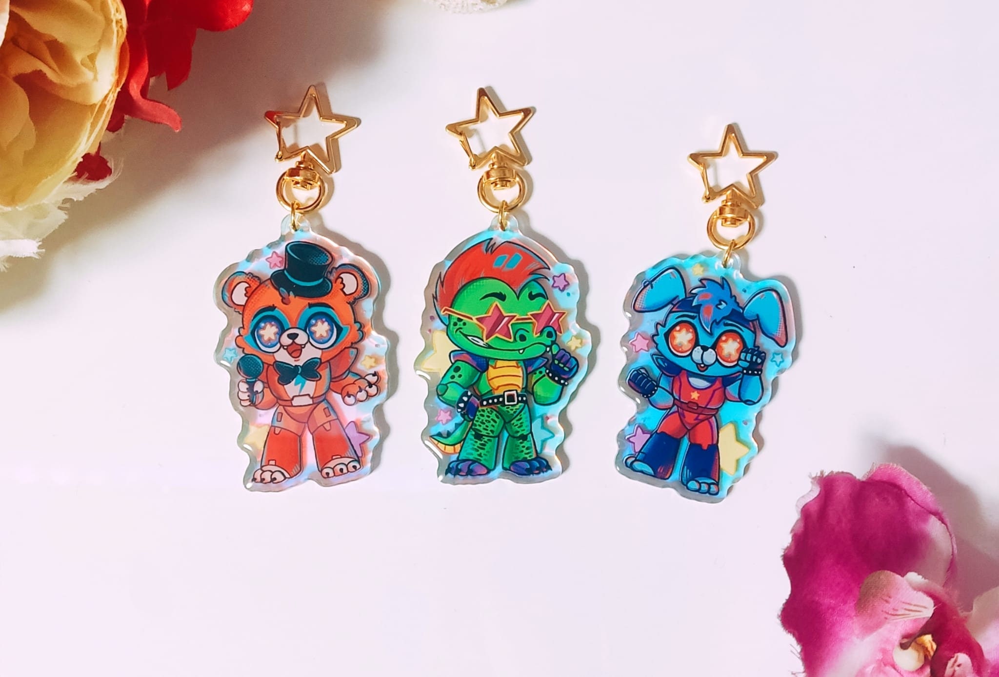 Five Nights and Freddy's Security Breach Keychains - Etsy