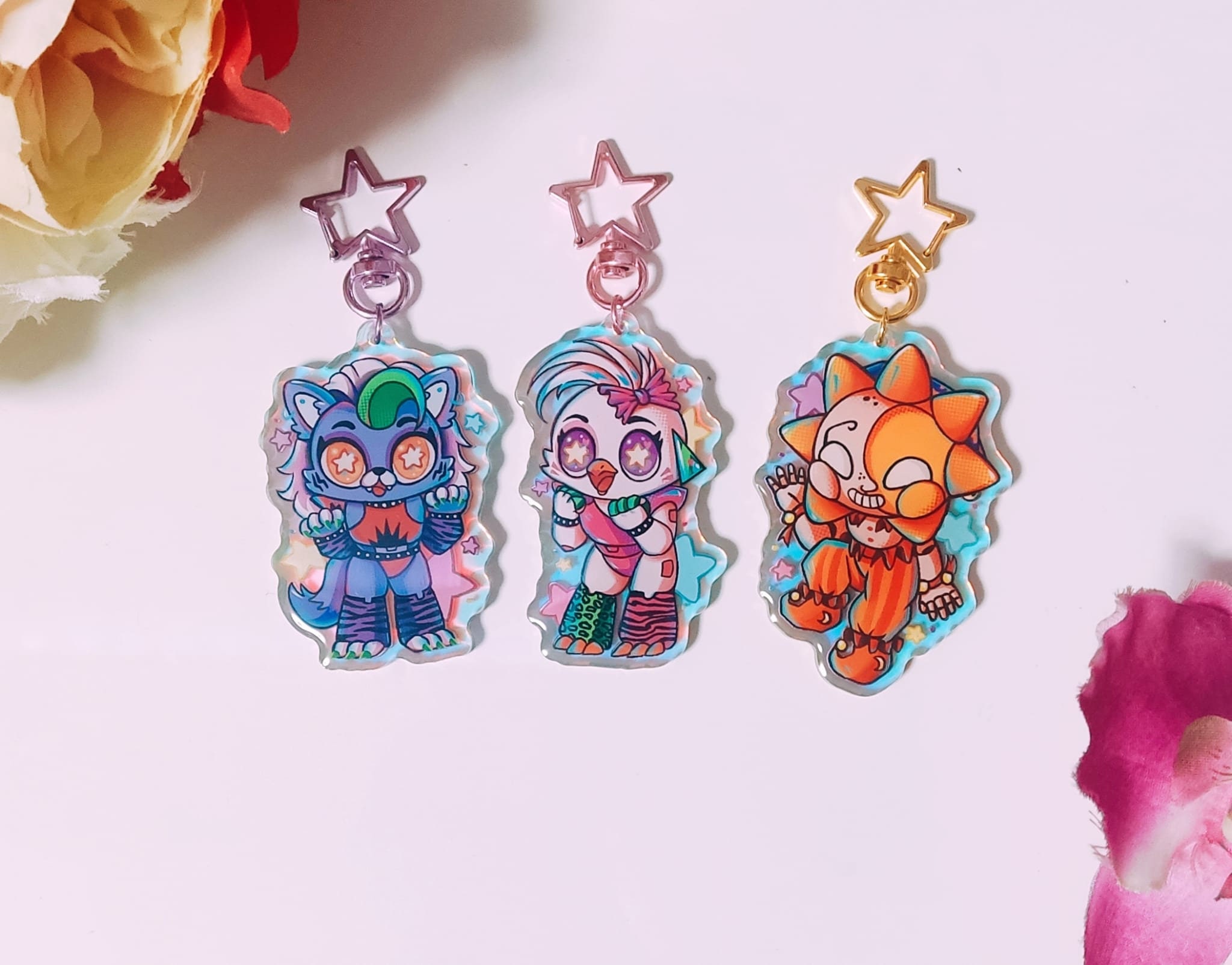 Five Nights and Freddy's Security Breach Keychains - Etsy