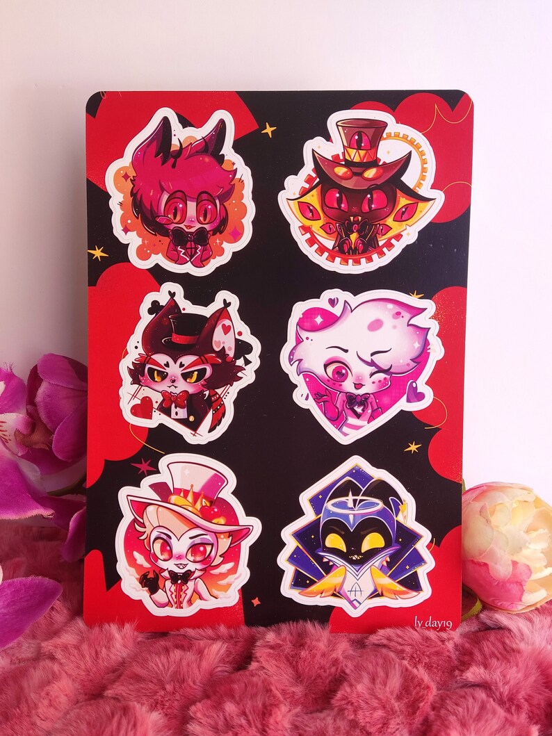 Hazbin Hotel Sticker Sheet - Etsy