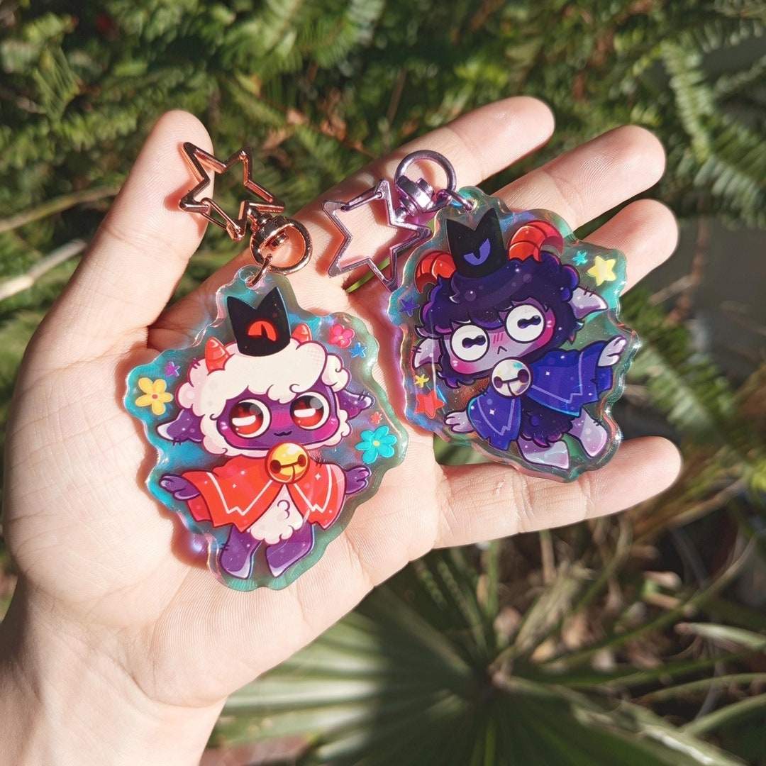 Cult of the Lamb Keychains - Etsy