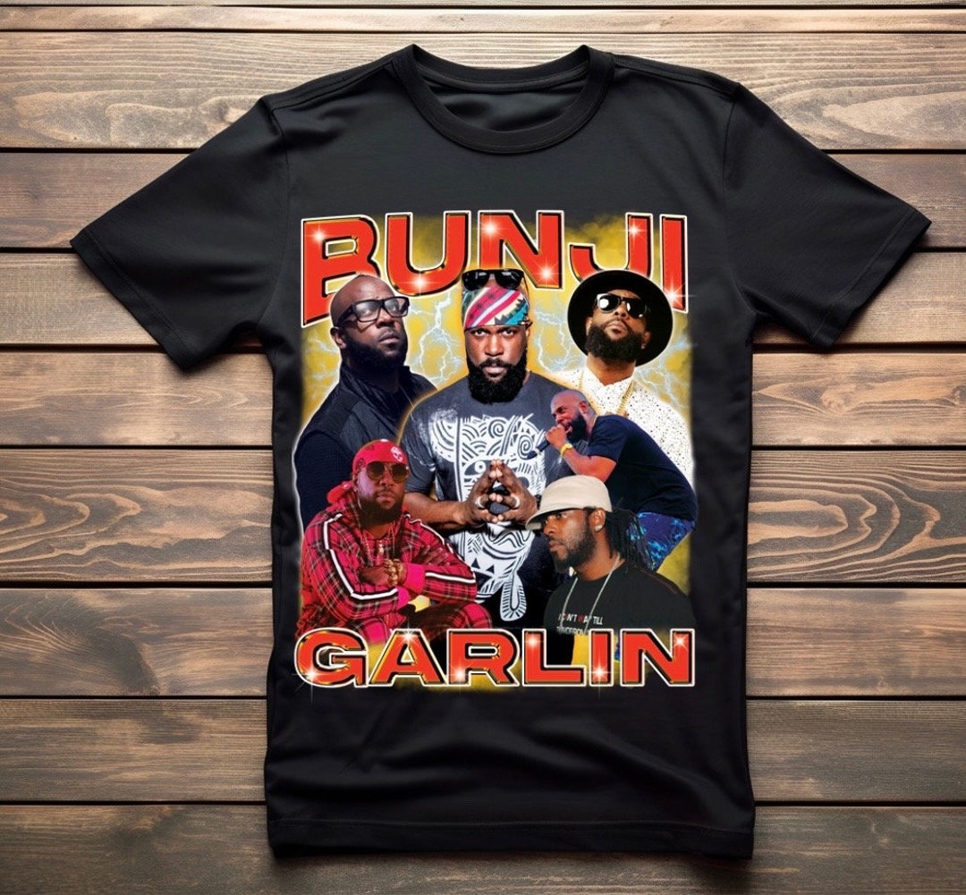 Bunji Garlin Graphic Shirt, Soca Bootleg Shirt. Graphic Printed Tee ...