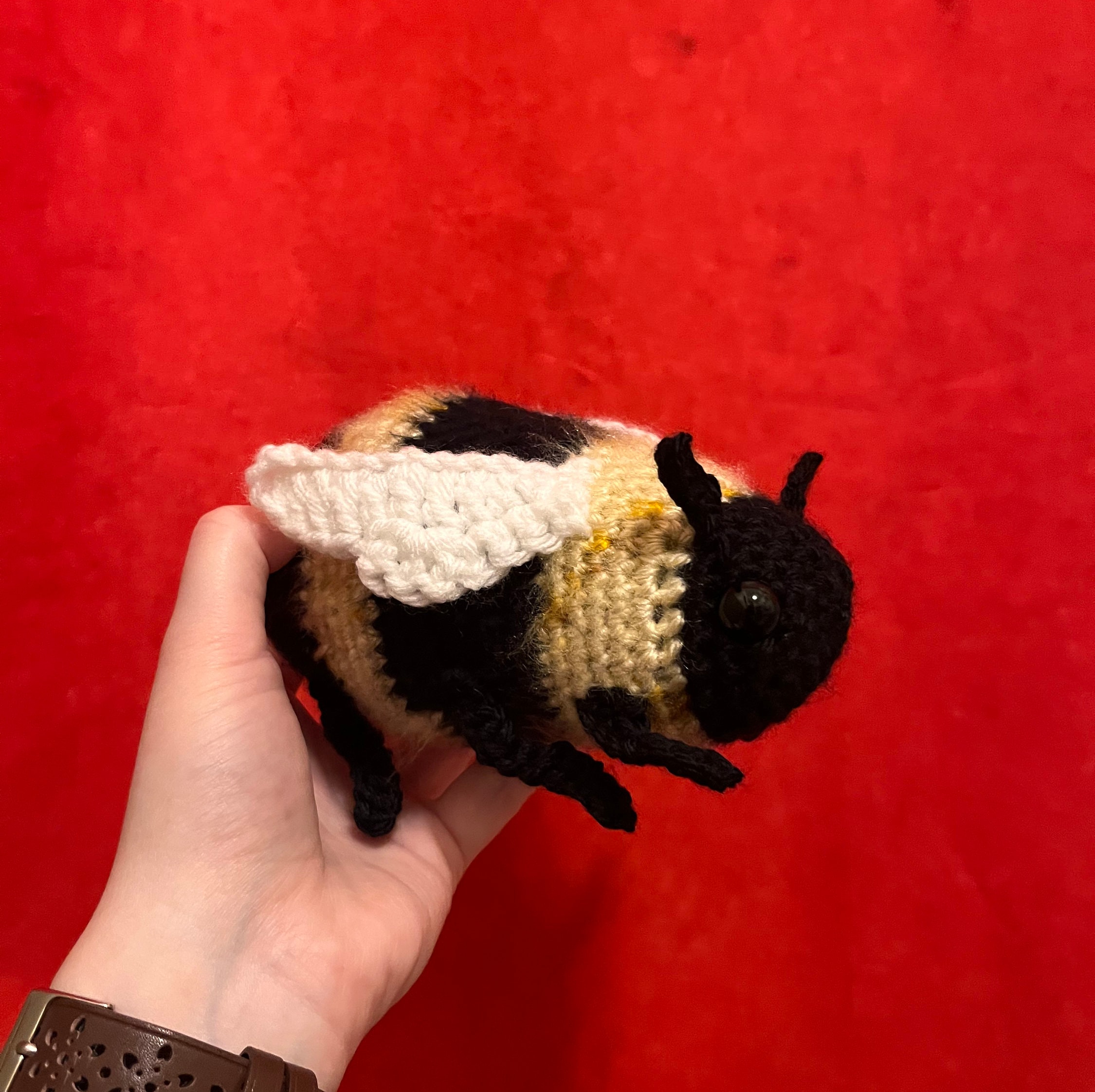 Realistic Bumblebee Crochet Stuffed Toy - Etsy