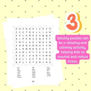 Word Search Puzzle Bundle: 50 Printable Games for Kids (vol.2) - Etsy